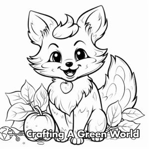 Fall Fox Coloring Pages - Free & Printable!