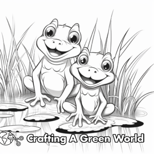 Pond Animals Coloring Pages - Free & Printable!