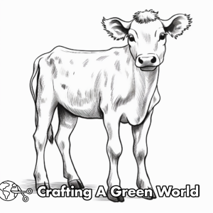 Dairy Cow Coloring Pages - Free & Printable!