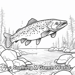Brook Trout Coloring Pages - Free & Printable!