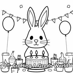 Simple Bunny Coloring Pages - Free & Printable!