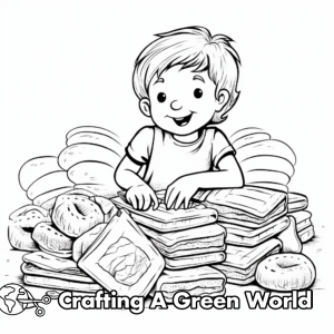 Loaves Of Bread Coloring Pages - Free & Printable!