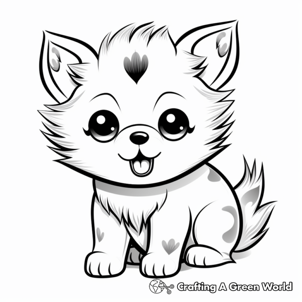 Kawaii Puppy Coloring Pages - Free & Printable!