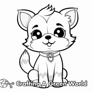 Kawaii Puppy Coloring Pages - Free & Printable!