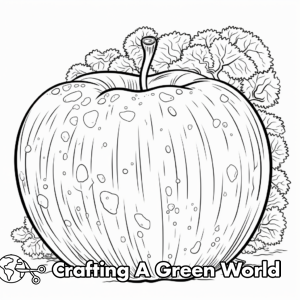 Fall Apple Coloring Pages - Free & Printable!