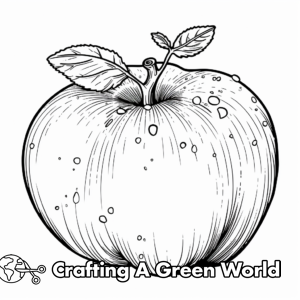 Fall Apple Coloring Pages - Free & Printable!