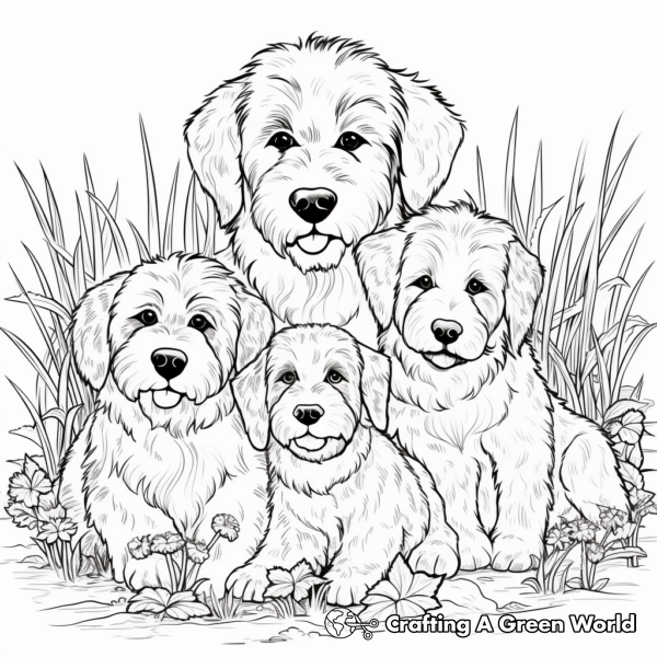 Golden Doodle Coloring Pages - Free & Printable!