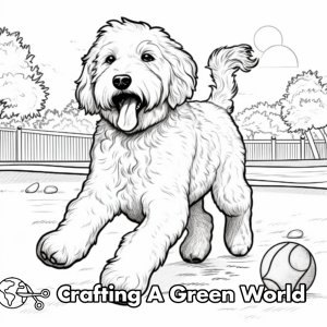 Golden Doodle Coloring Pages - Free & Printable!