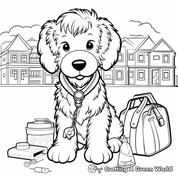 Golden Doodle Coloring Pages - Free & Printable!