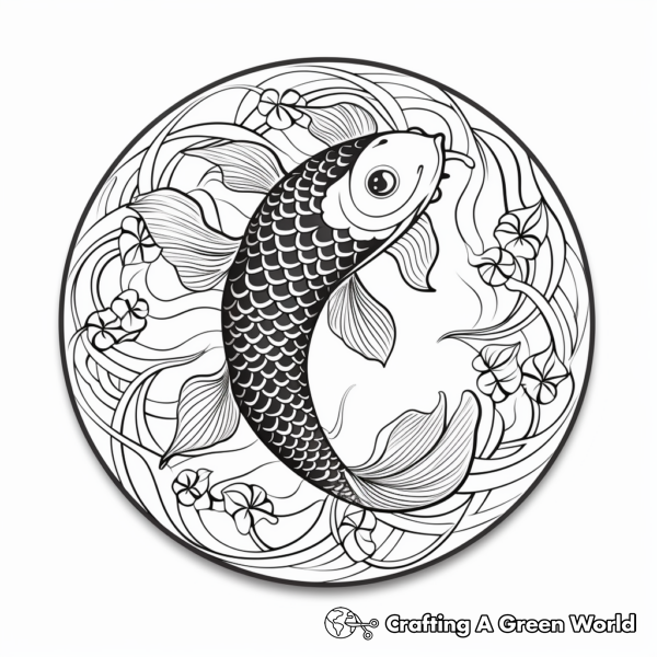 Fish Mandala Coloring Pages - Free & Printable!