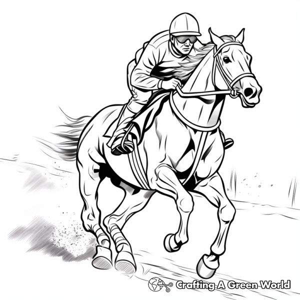 Horse Farm Coloring Pages - Free & Printable!