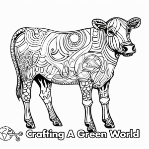 Dairy Cow Coloring Pages - Free & Printable!