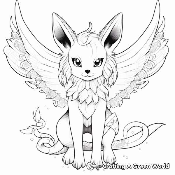 Fox With Wings Coloring Pages - Free & Printable!