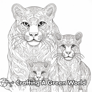 Mountain Lion Coloring Pages - Free & Printable!