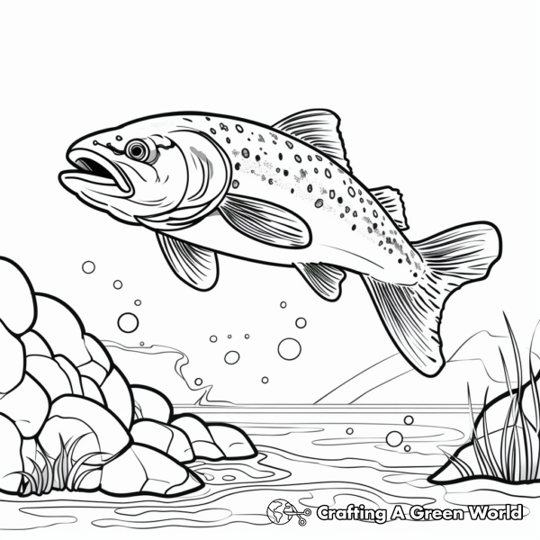 Brook Trout Coloring Pages - Free & Printable!