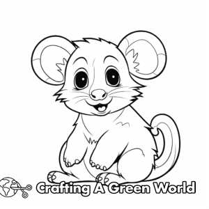 Possum Coloring Pages - Free & Printable!