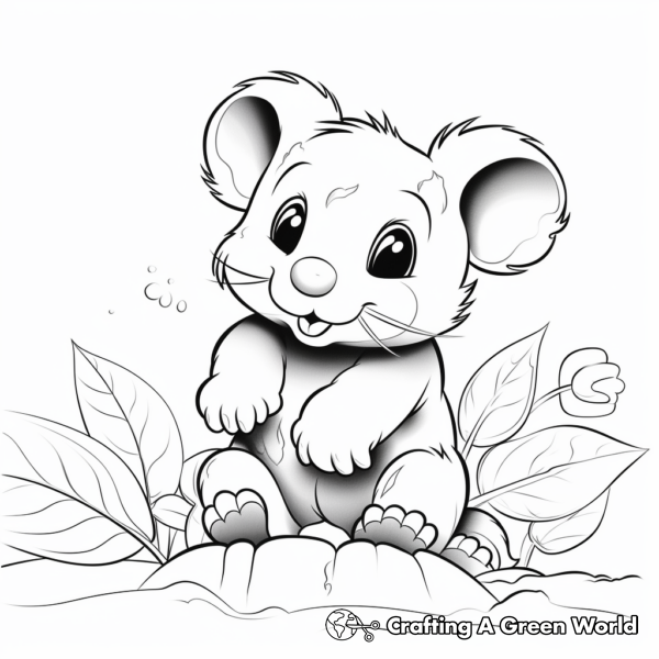 Possum Coloring Pages - Free & Printable!
