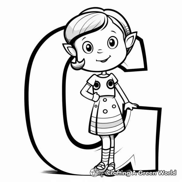 Q Is For Queen Coloring Pages - Free & Printable!