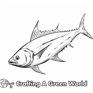 Tuna Coloring Pages - Free & Printable!