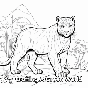 Black Panther Animal Coloring Pages - Free & Printable!