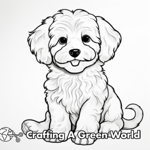 Realistic Puppy Coloring Pages - Free & Printable!