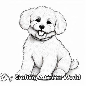 Realistic Puppy Coloring Pages - Free & Printable!