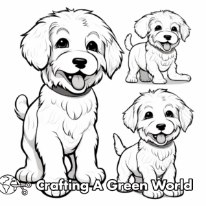 Realistic Puppy Coloring Pages - Free & Printable!