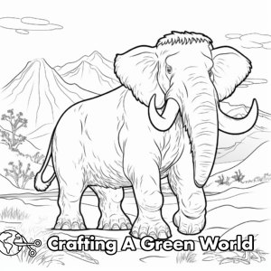 Mammoth Coloring Pages - Free & Printable!