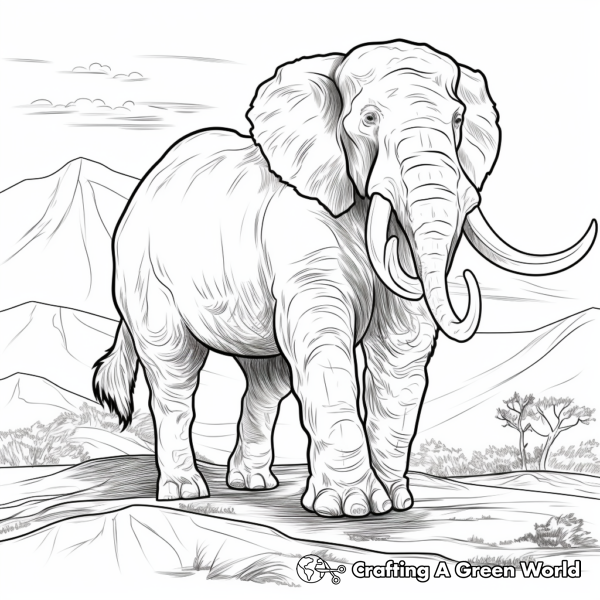 Mammoth Coloring Pages - Free & Printable!