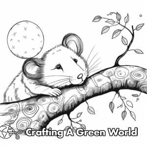 Possum Coloring Pages - Free & Printable!