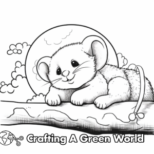 Possum Coloring Pages - Free & Printable!