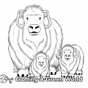 Musk Ox Coloring Pages - Free & Printable!