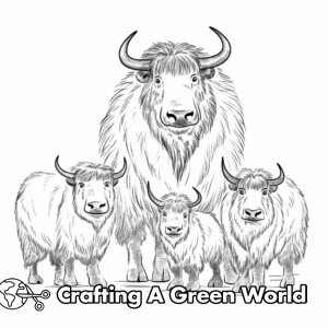 Musk Ox Coloring Pages - Free & Printable!