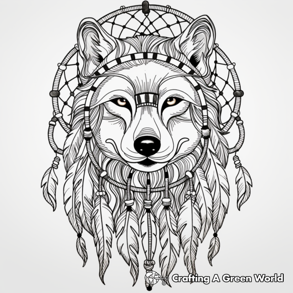Tribal Wolf Coloring Pages - Free & Printable!