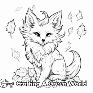 Fall Fox Coloring Pages - Free & Printable!