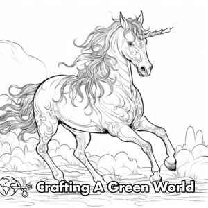 Big Unicorn Coloring Pages - Free & Printable!