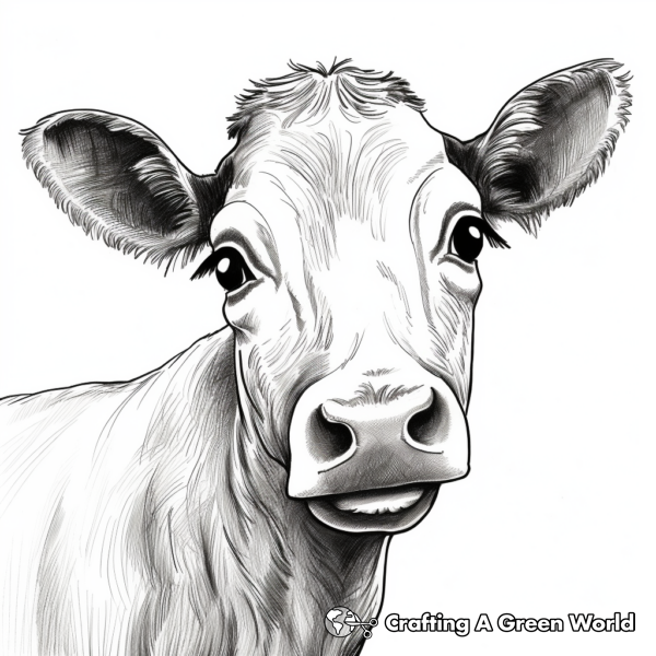 Dairy Cow Coloring Pages - Free & Printable!