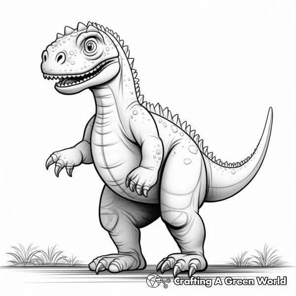 Yangchuanosaurus Coloring Page