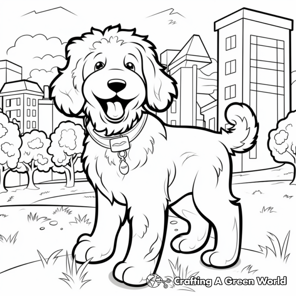 Golden Doodle Coloring Pages - Free & Printable!