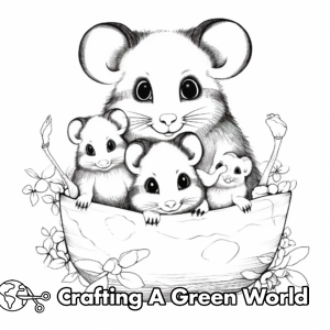 Possum Coloring Pages - Free & Printable!