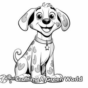 Rainbow Dog Coloring Pages - Free & Printable!