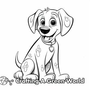 Rainbow Dog Coloring Pages - Free & Printable!