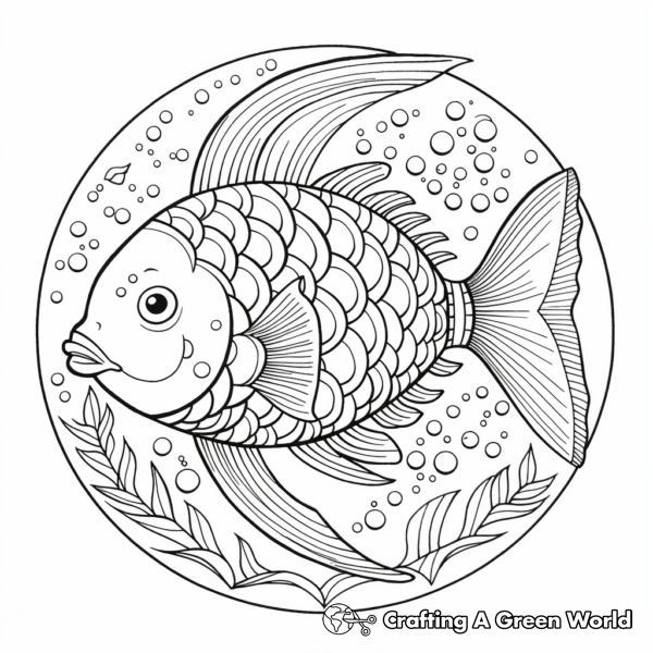 Fish Mandala Coloring Pages - Free & Printable!