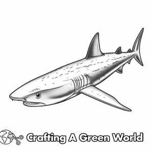 Realistic Shark Coloring Pages - Free & Printable!