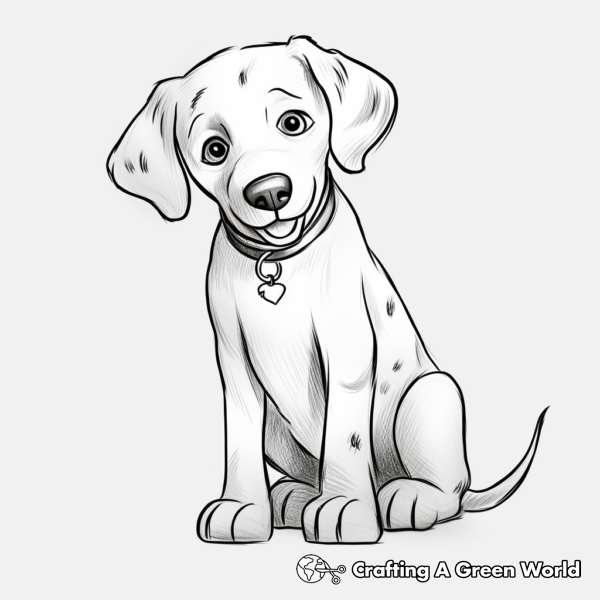 Realistic Dog Coloring Pages - Free & Printable!