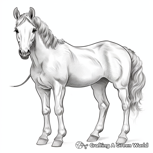 Realistic Pony Coloring Pages - Free & Printable!
