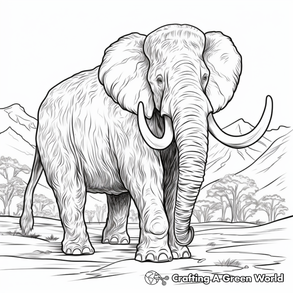 Mammoth Coloring Pages - Free & Printable!