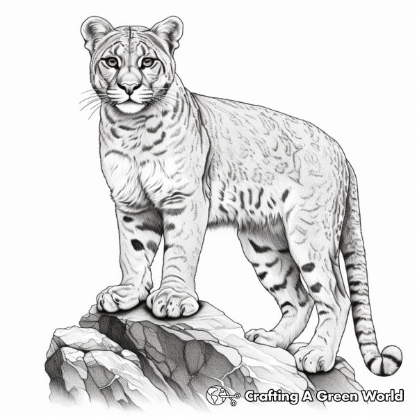 Mountain Lion Coloring Pages - Free & Printable!