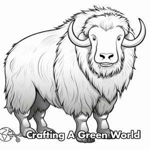 Musk Ox Coloring Pages - Free & Printable!