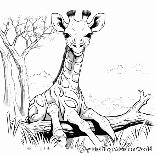 Savanna Animals Coloring Pages - Free & Printable!